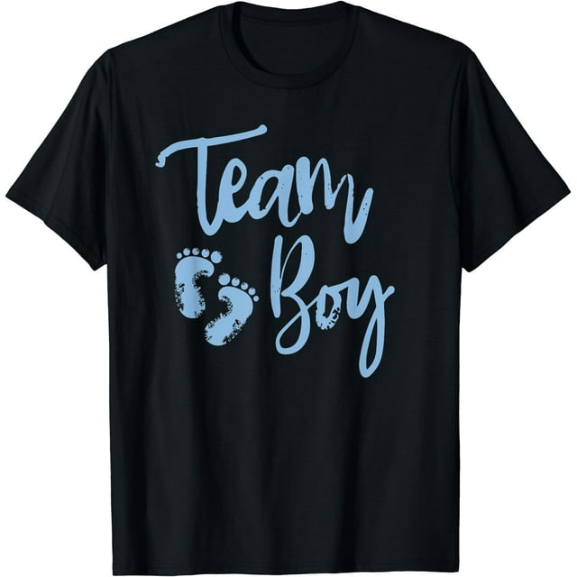 Gender Reveal Baby Shower Shirt - Team Boy - Walmart.com