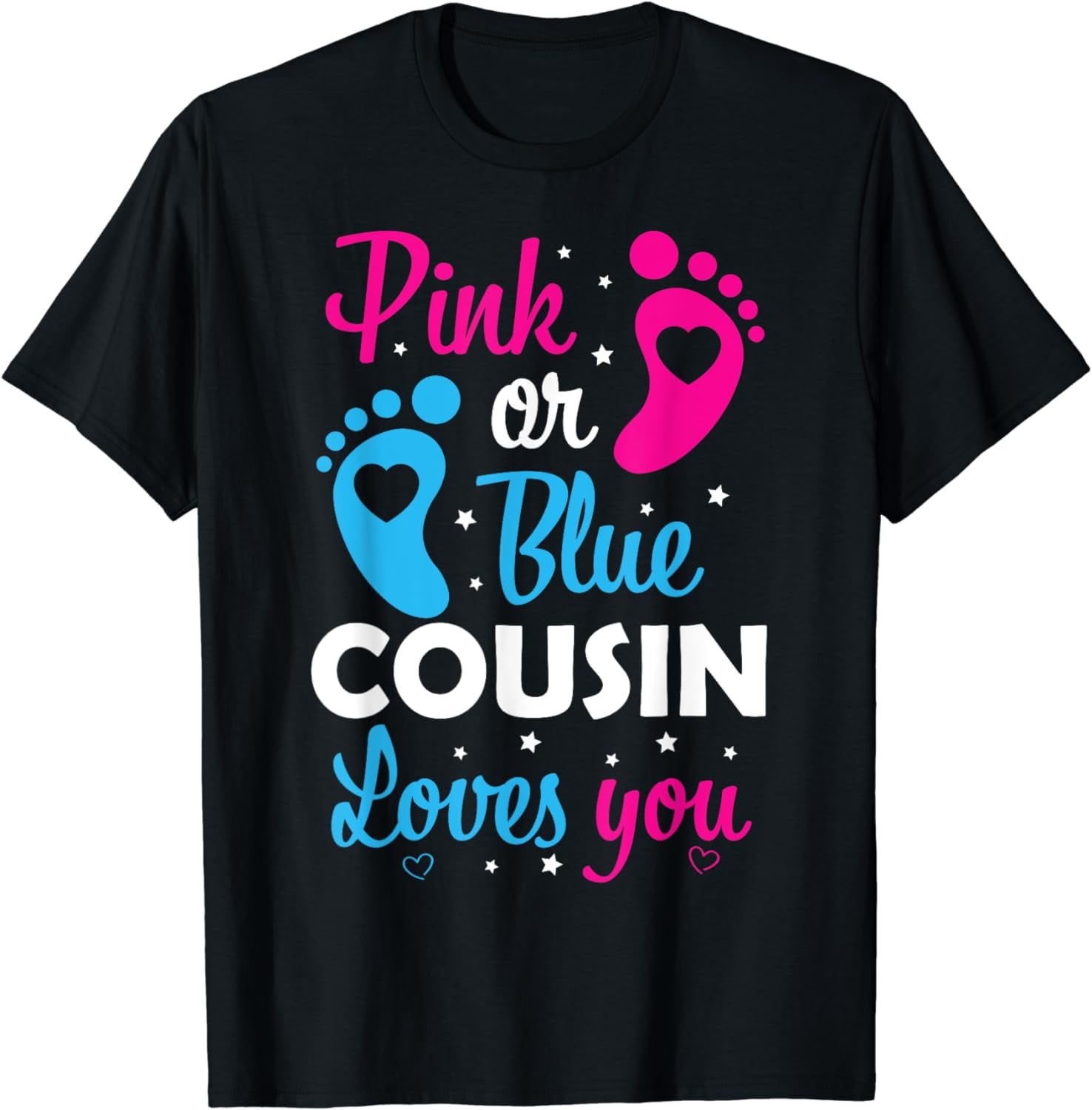 Gender Reveal Cousin Family T-Shirt - Walmart.com