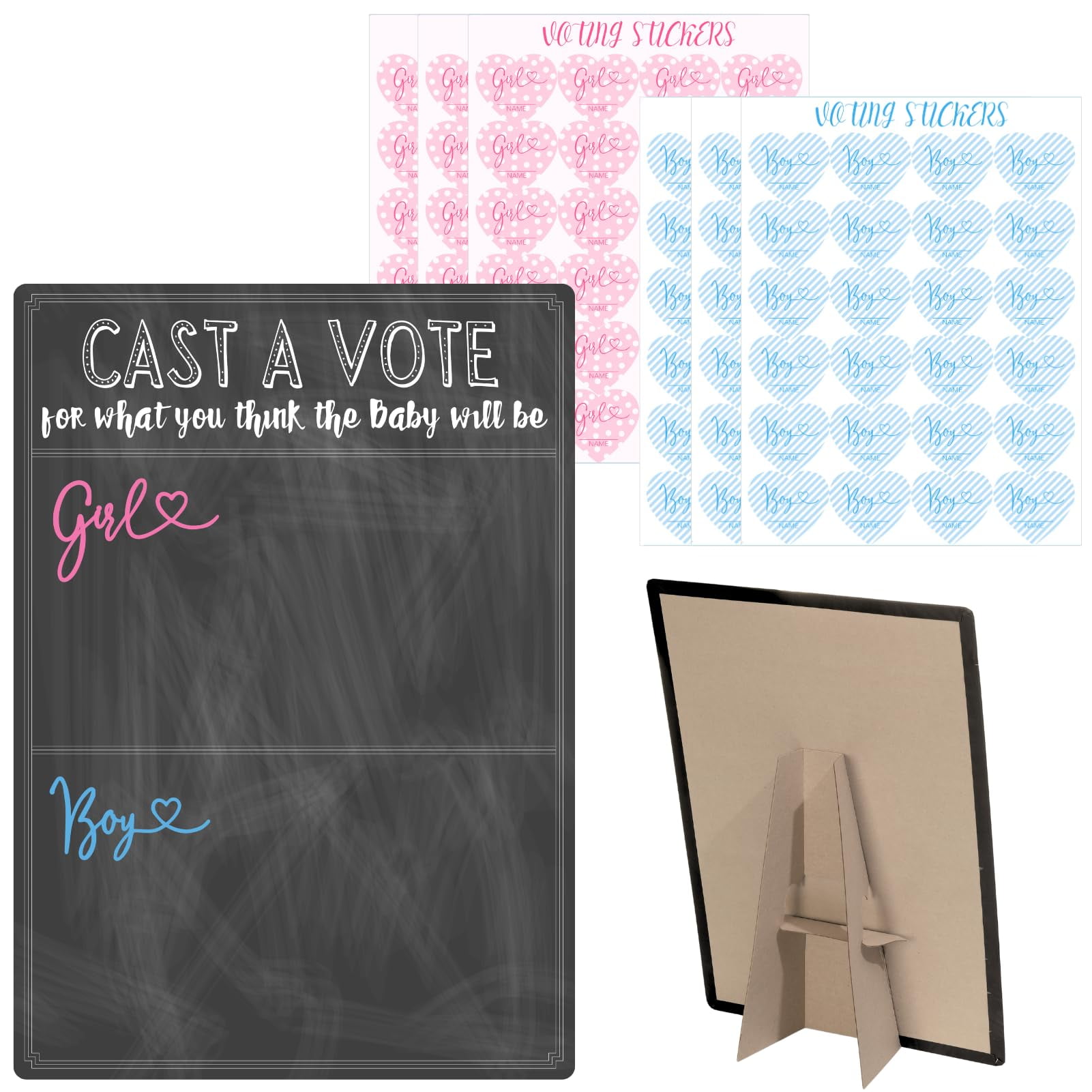 Gender Reveal Decorations for IFF17 Baby Shower Games Boy or Girl ...