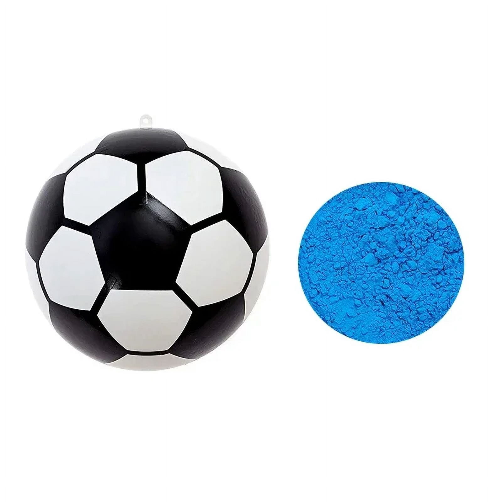 Gender Reveal Exploding Powder Soccer Ball with Blue Pink Powder ...