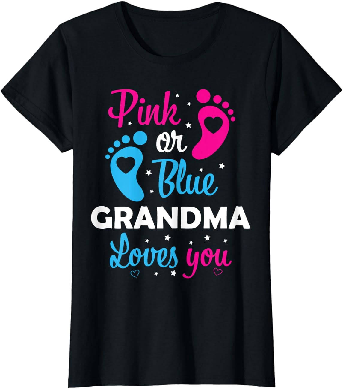 Gender Reveal Grandma Grandmother Family T-Shirt - Walmart.com