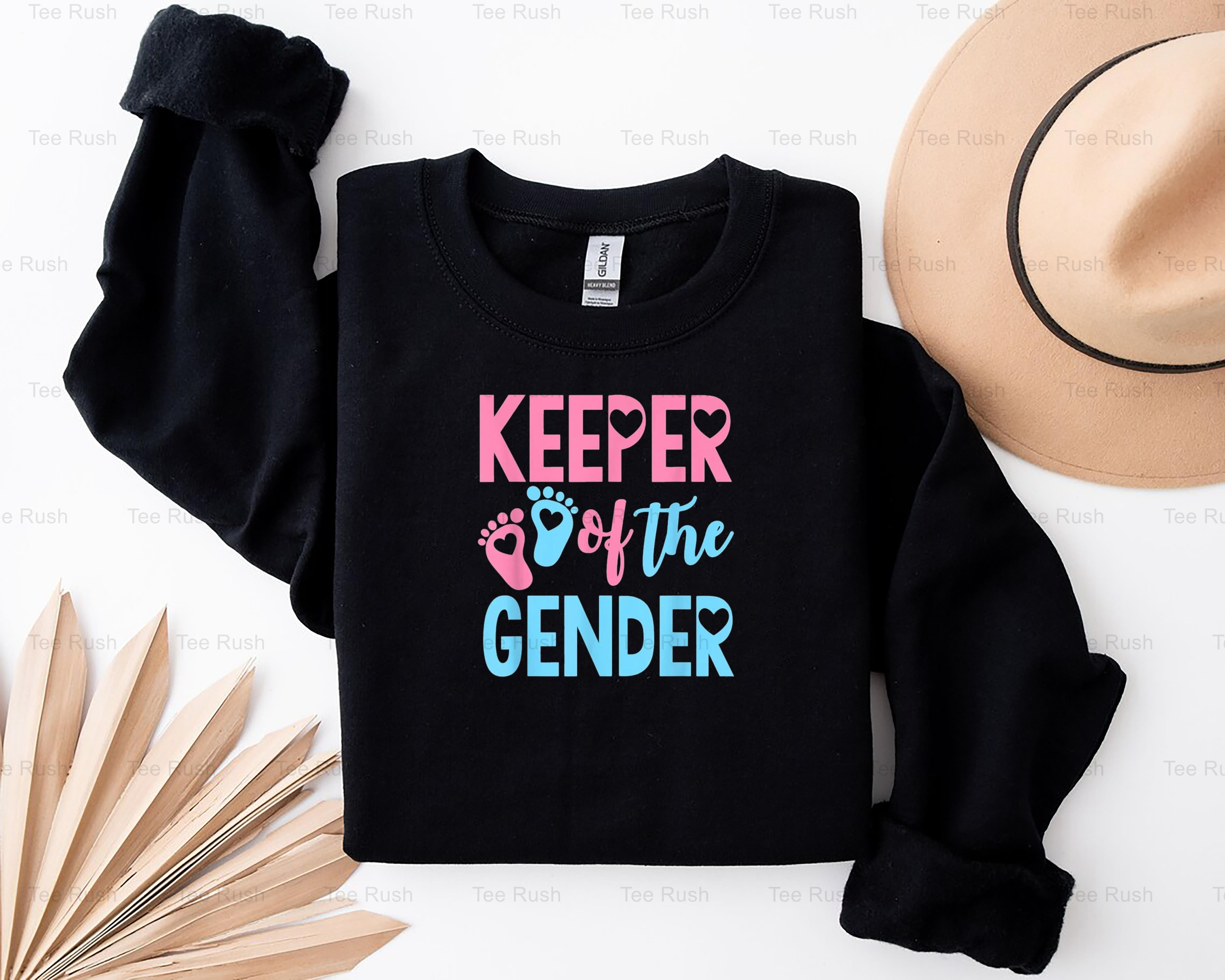 Gender Reveal Keeper Gender Funny Gift Baby Shower Parent Humor Saying ...