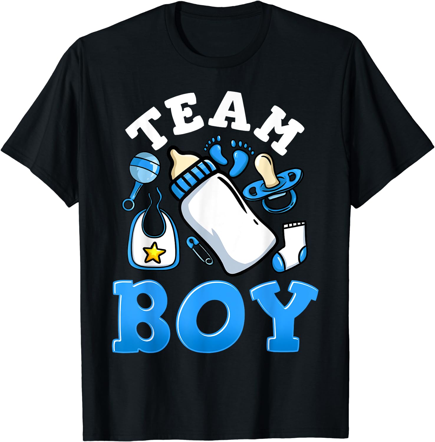 Gender Reveal Party Team Boy T-Shirt - Walmart.com