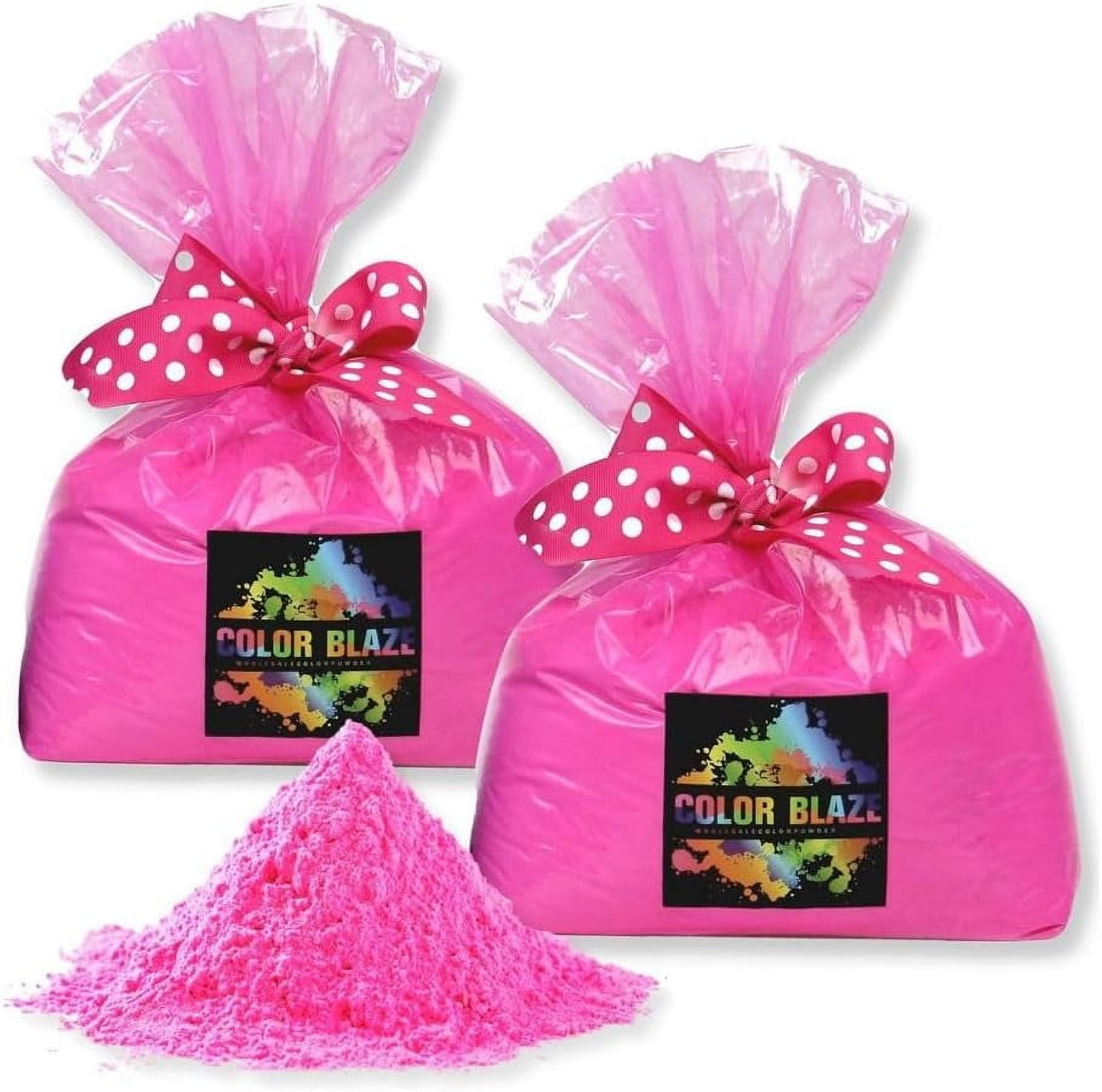 Baby Party Supplies - 10 Pounds Pink Color Powder for Gender Reveal ...