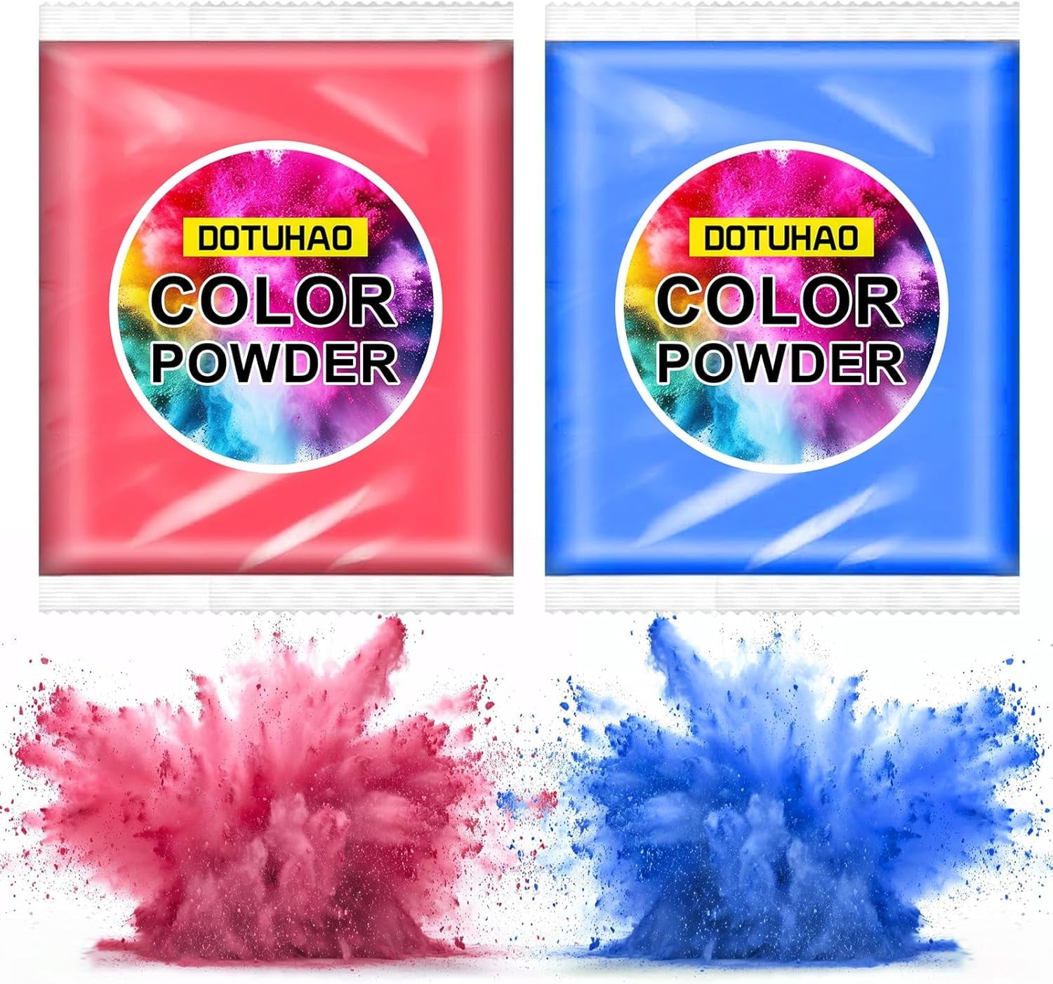 Gender Reveal Powder - 1LB Pink and 1LB Blue powder, Color powder ...