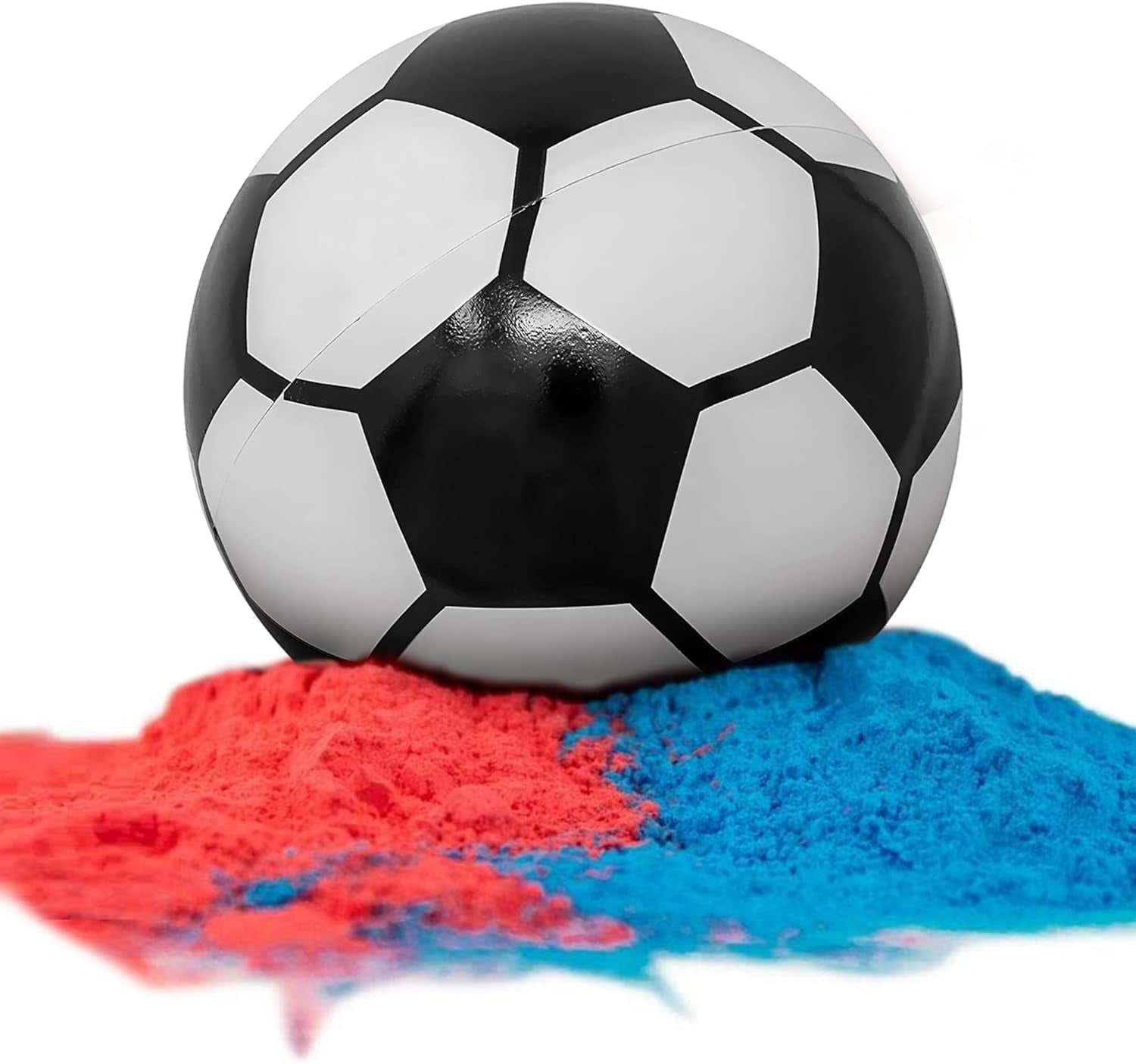Gender Reveal Soccer Kit with Large 72-inch Balloons and Stickers ...