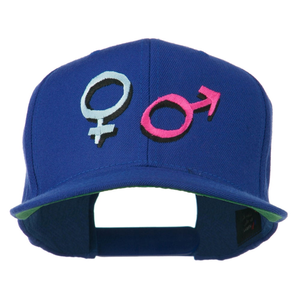Gender Signs Embroidered Cap - Royal OSFM - Walmart.com