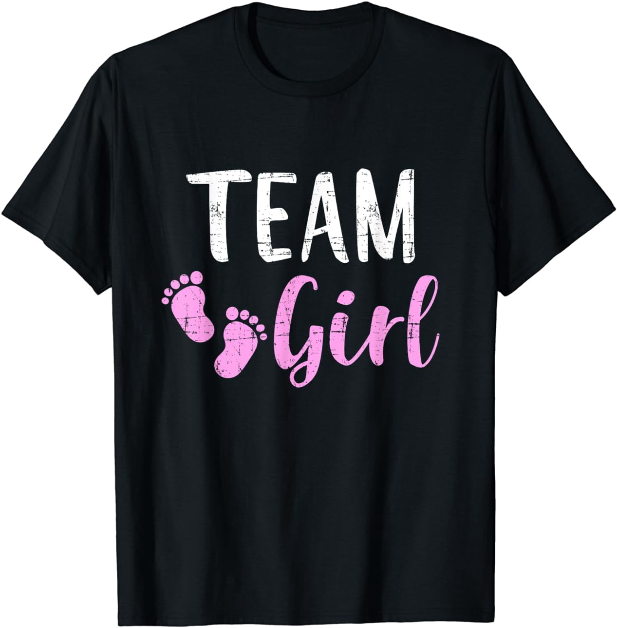 Gender reveal team girl matching family baby party supplies T-Shirt ...