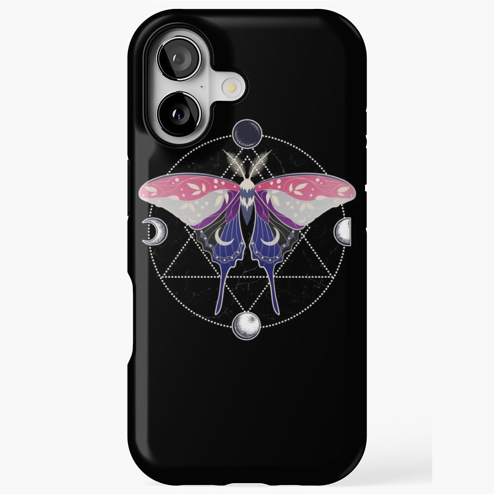 Genderfluid Luna Moth Celestial Art Compatible Phone Case for iPhone 11 ...