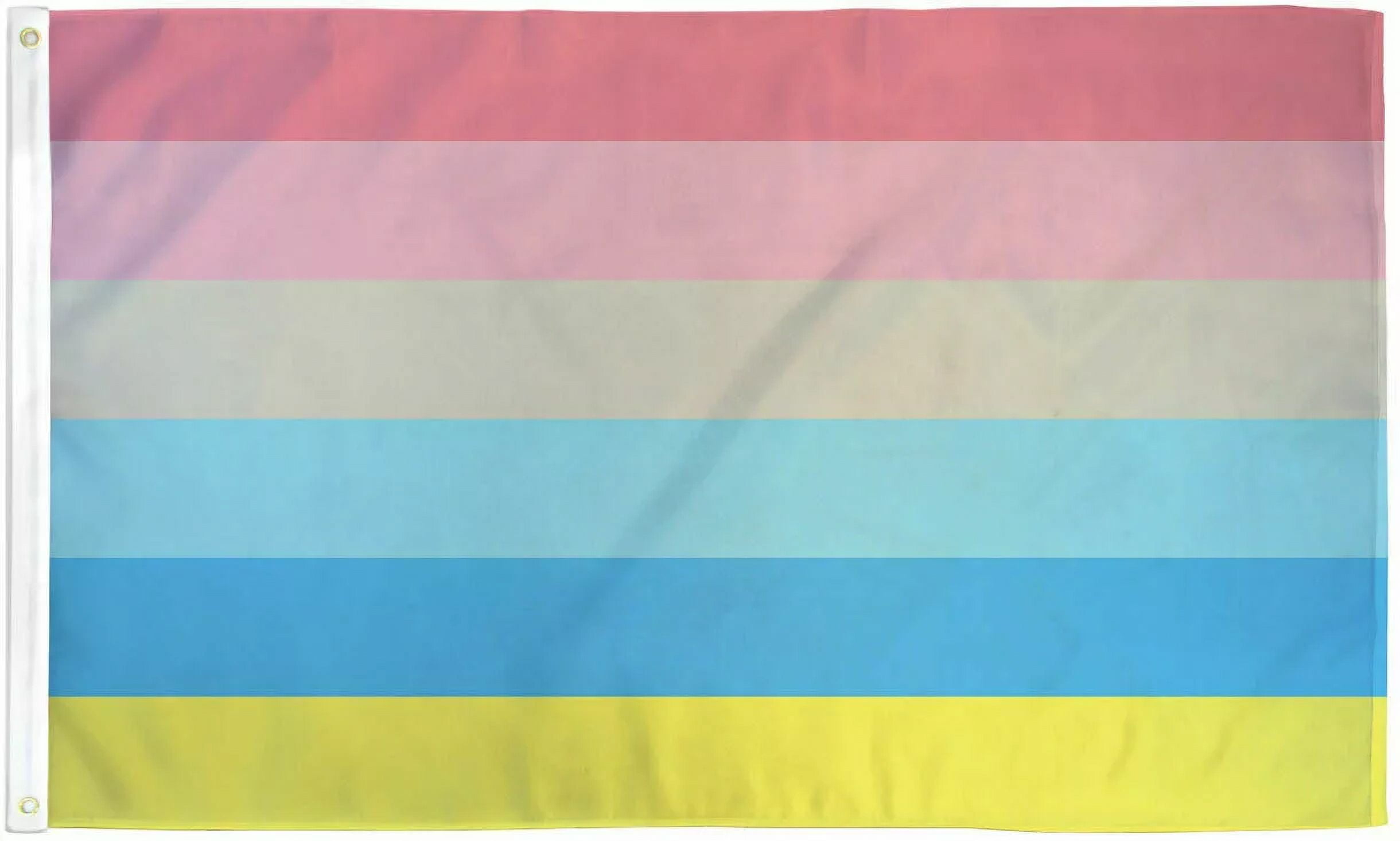 Genderflux Flag 3x5ft LGBTQIA LGBT Demi Flag Demi Gender NonBinary 100D ...