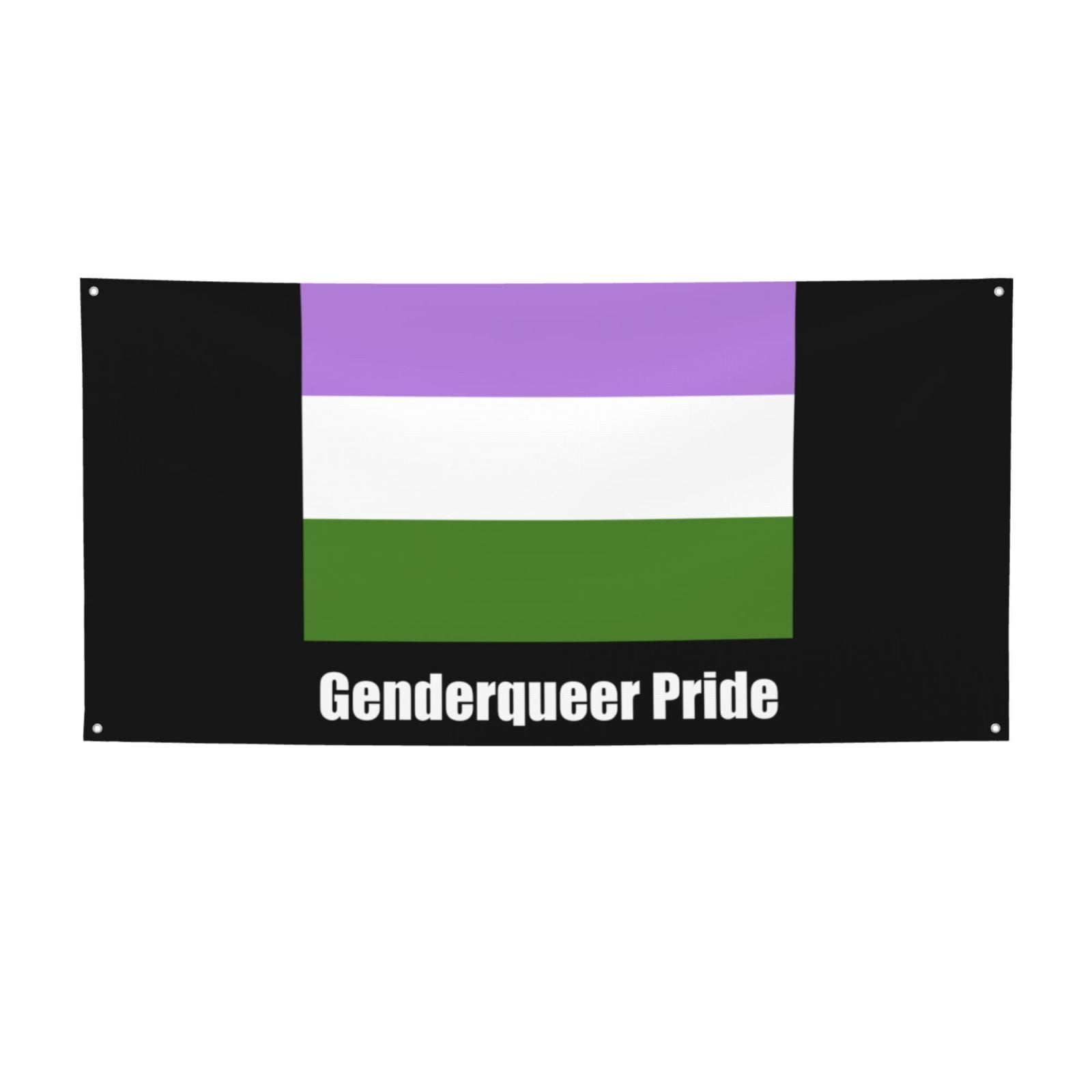 Genderqueer Pride Flag Banner Backdrop Flag Tapestry Party Photography ...