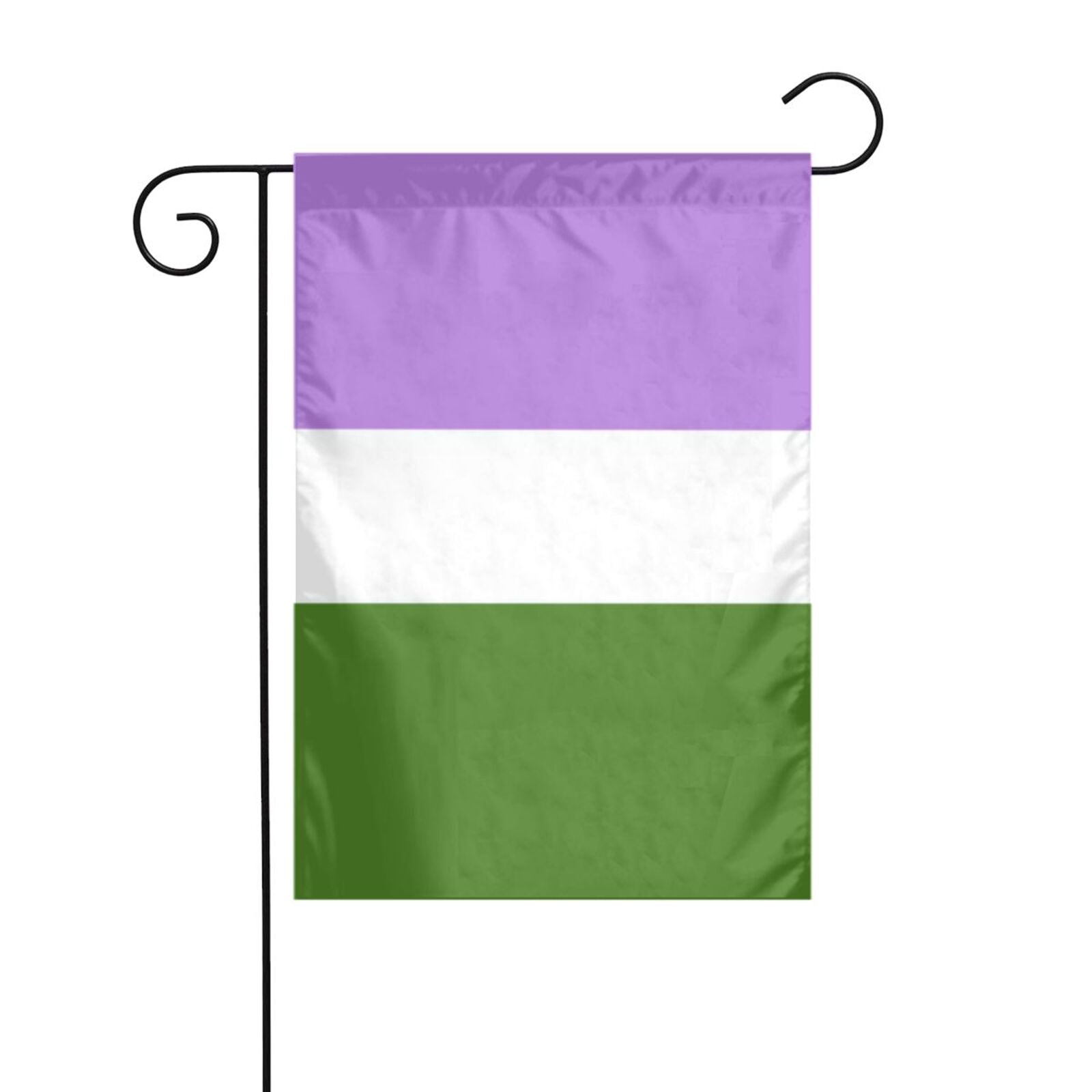 Genderqueer Pride Lgbtq Flag Garden Flag Double Sided Yard Banner Flags ...