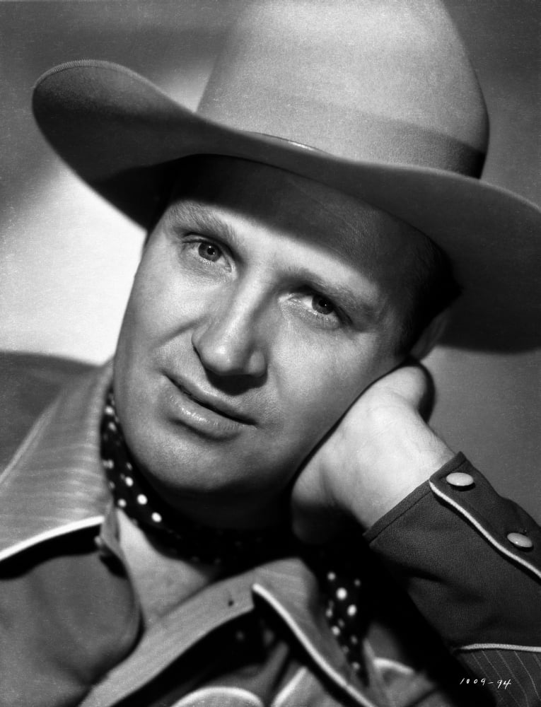 Gene Autry Leaning on Hand in Cowboy Outfit Photo Print (24 x 30 ...