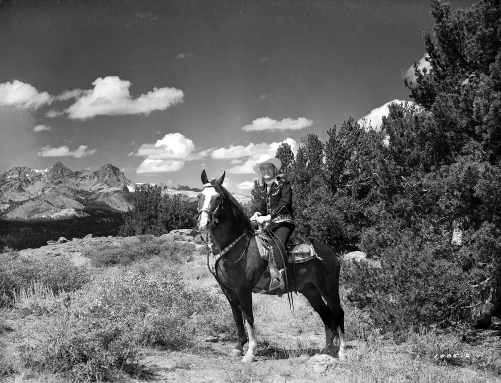 Gene Autry Riding a Horse in a Western Outfit Photo Print (24 x 30 ...