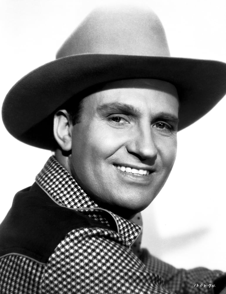 Gene Autry smiling in Westerner Outfit Photo Print (24 x 30) - Walmart.com