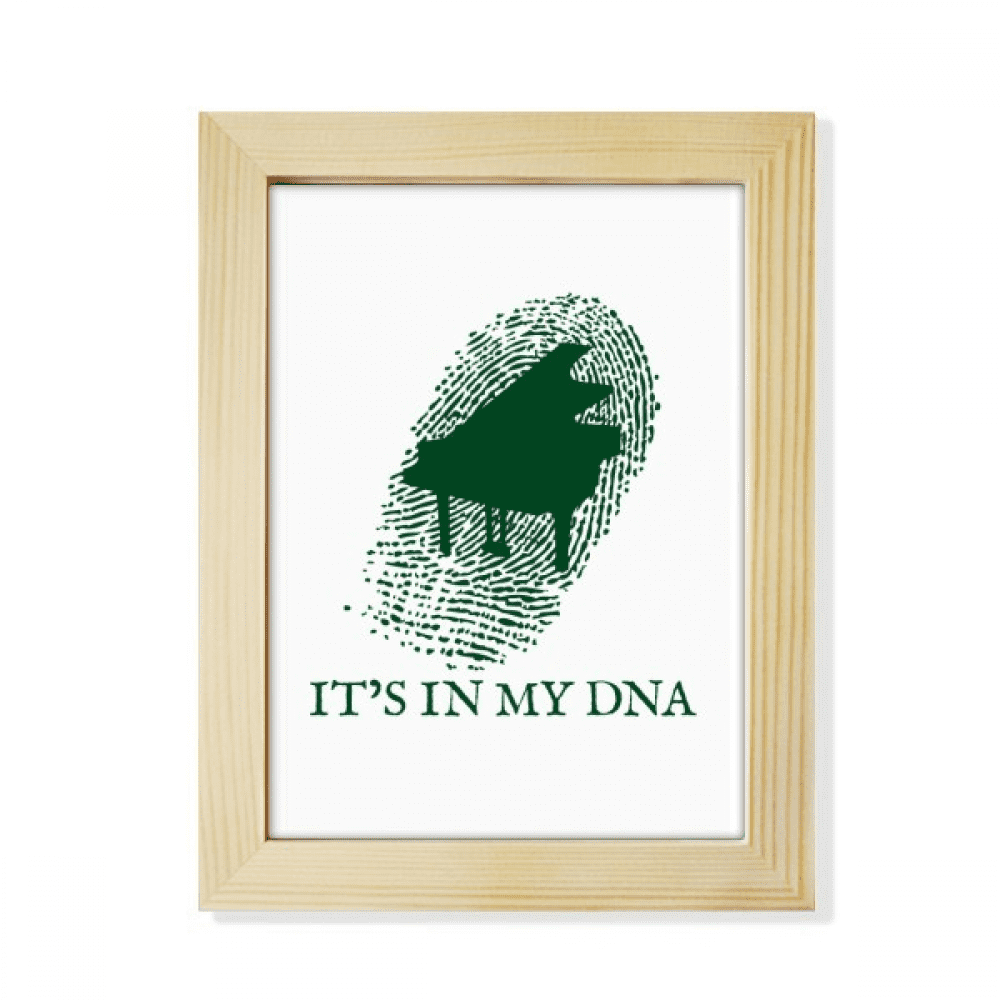 Gene Fingerprint Musical Piano Desktop Adorn Photo Frame Display Art ...