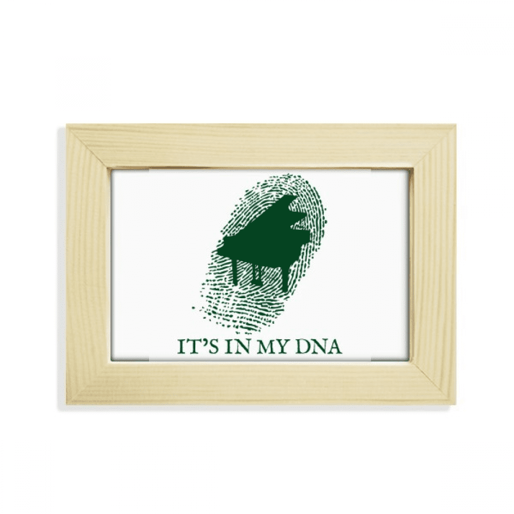 Gene Fingerprint Musical Piano Desktop Decorate Photo Frame Picture Art ...