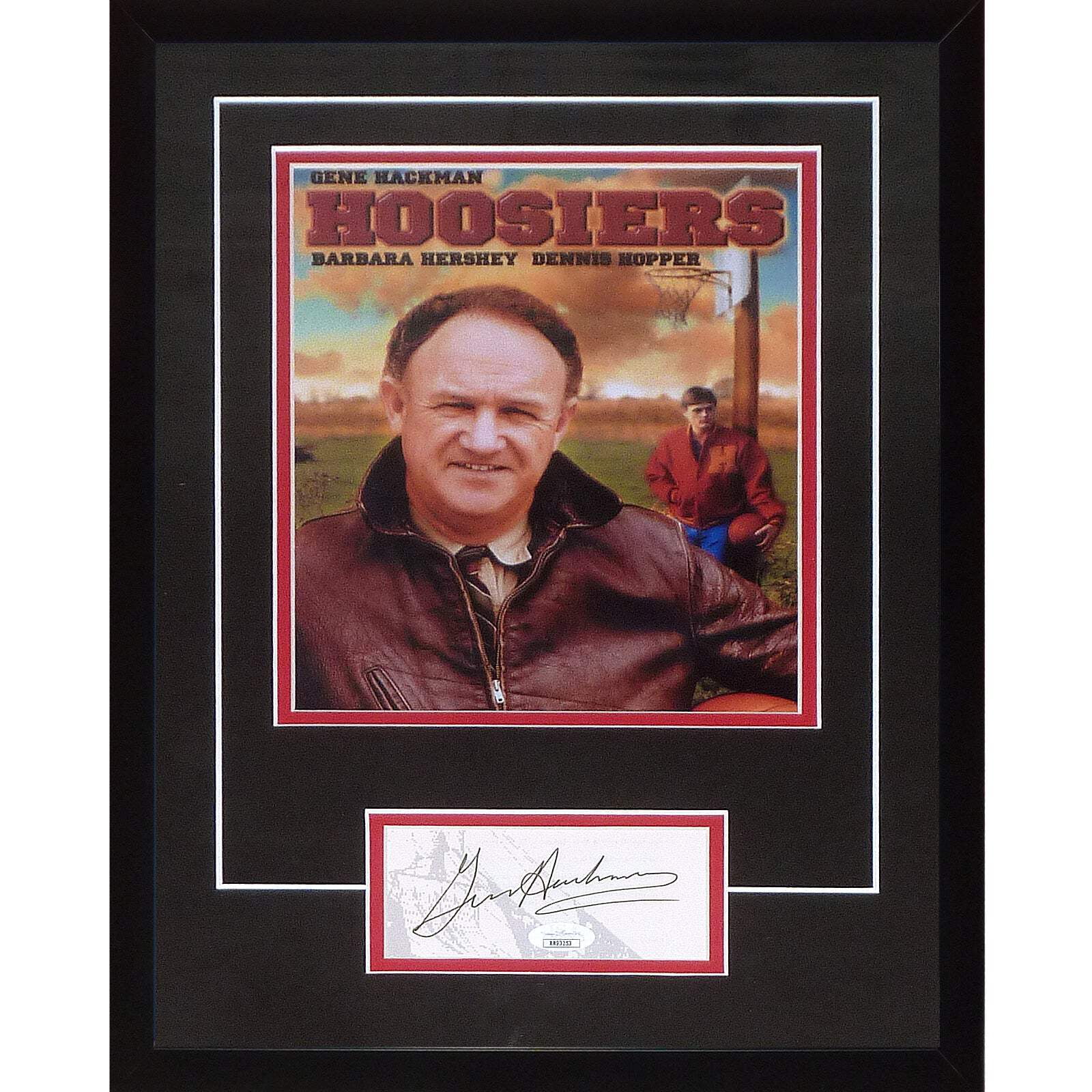 Gene Hackman Autographed Hoosiers (Movie) "Signature Series" Frame ...