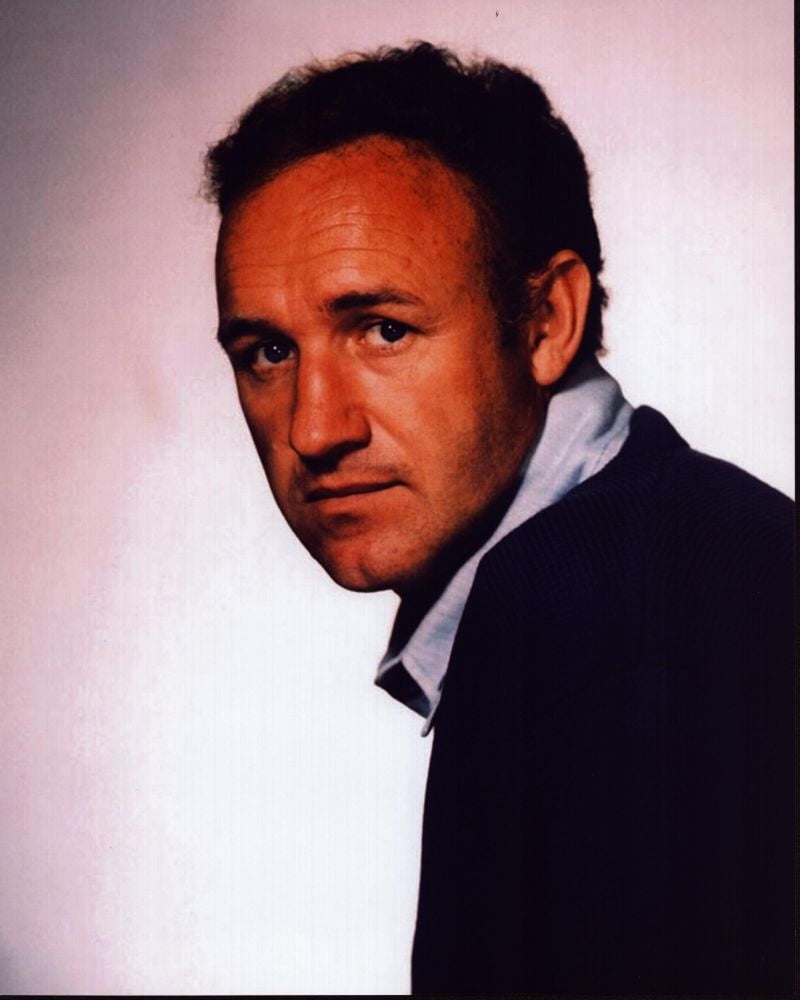 Gene Hackman Headshot In Sweater Looking Over Shoulder Photo Print (8 x ...