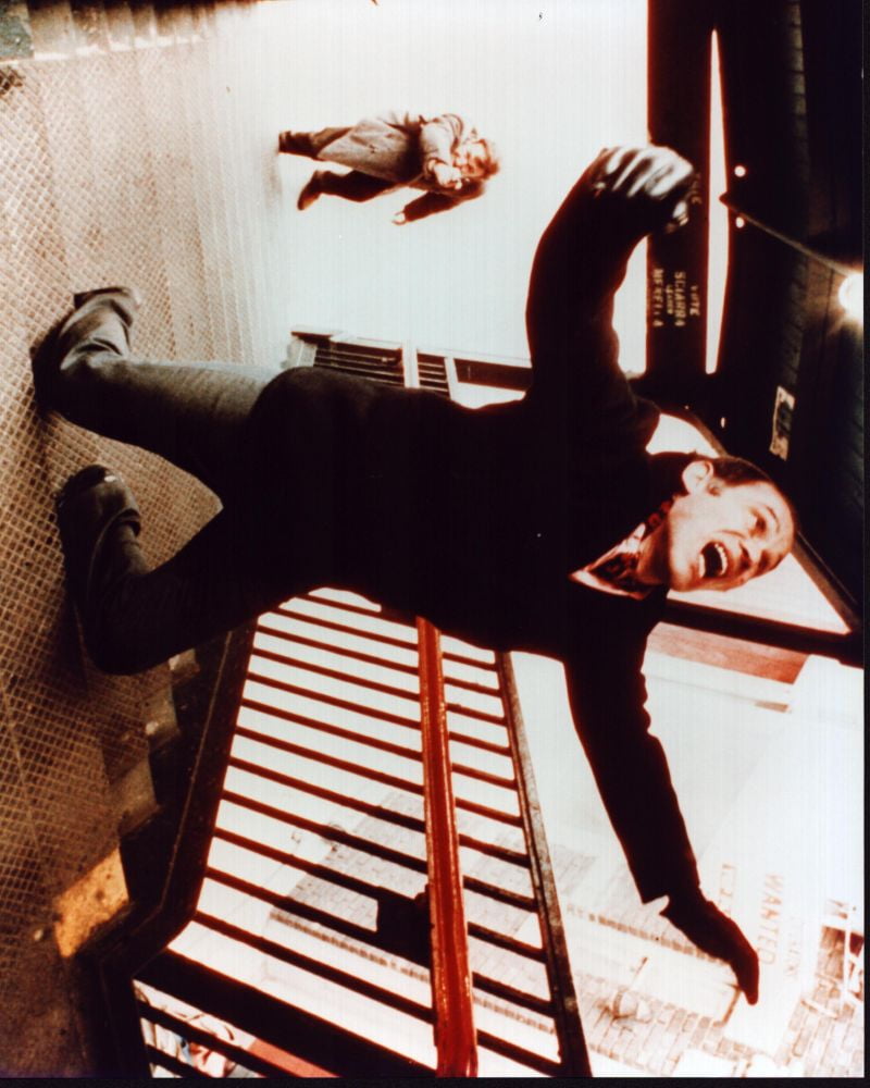 Gene Hackman Shooting Marcel Bozzuffi On Stairs In The French ...
