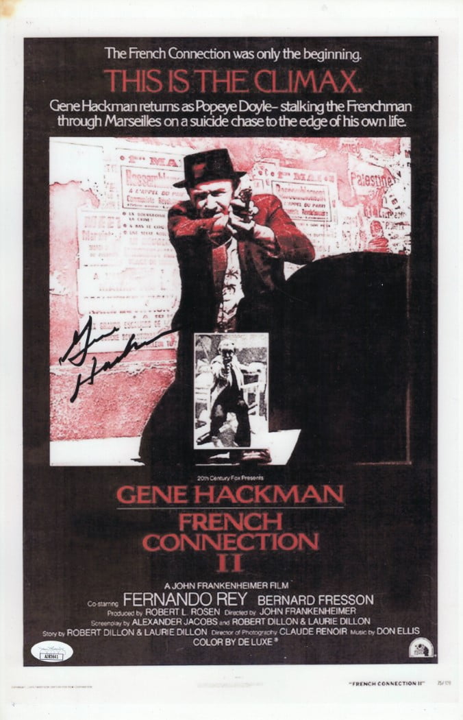 Gene Hackman Signed Autographed 11X17 Photo French Connection II JSA ...