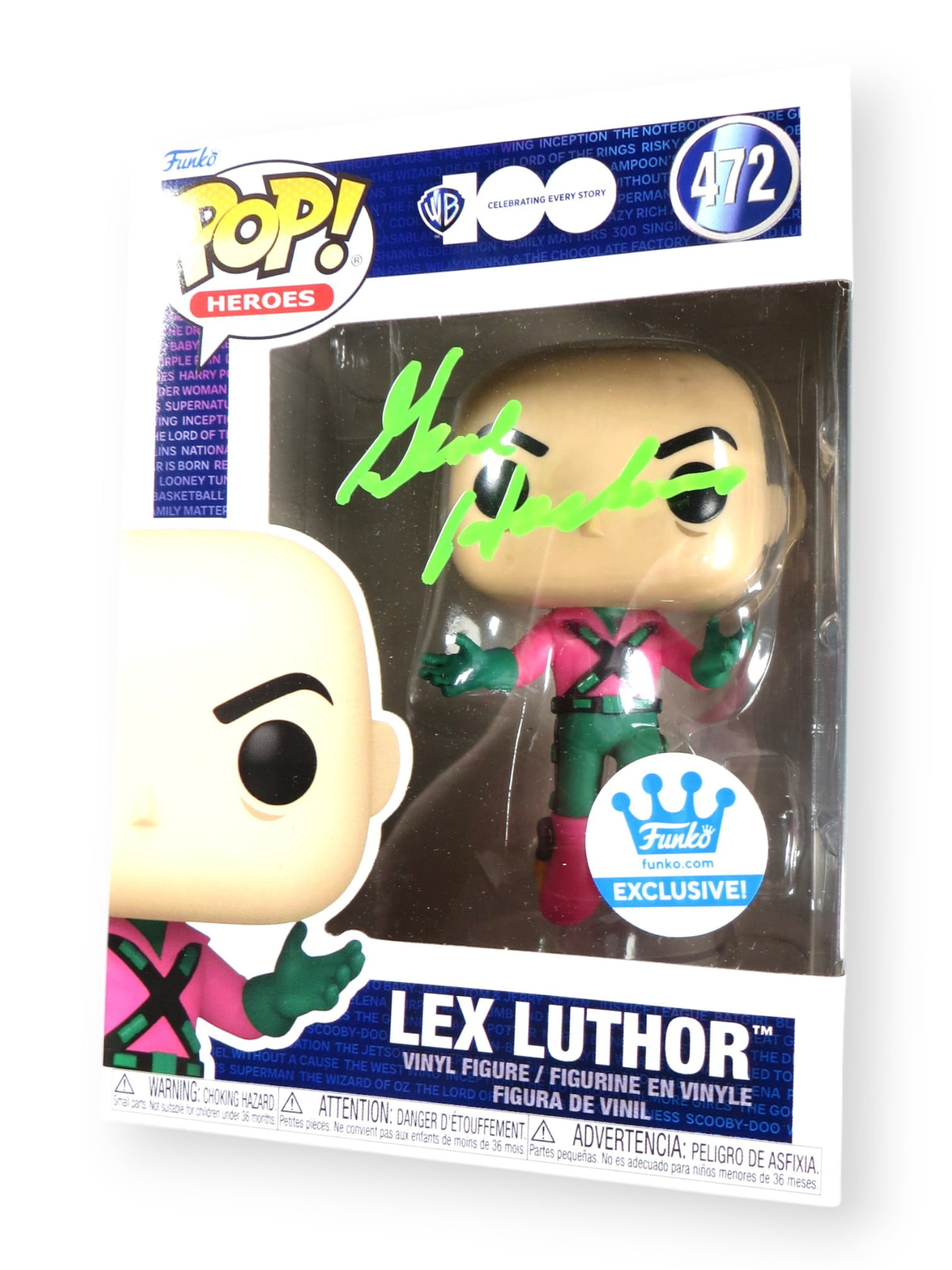 Gene Hackman Signed Autographed Funko POP! WB 100 Lex Luthor 472 JSA ...