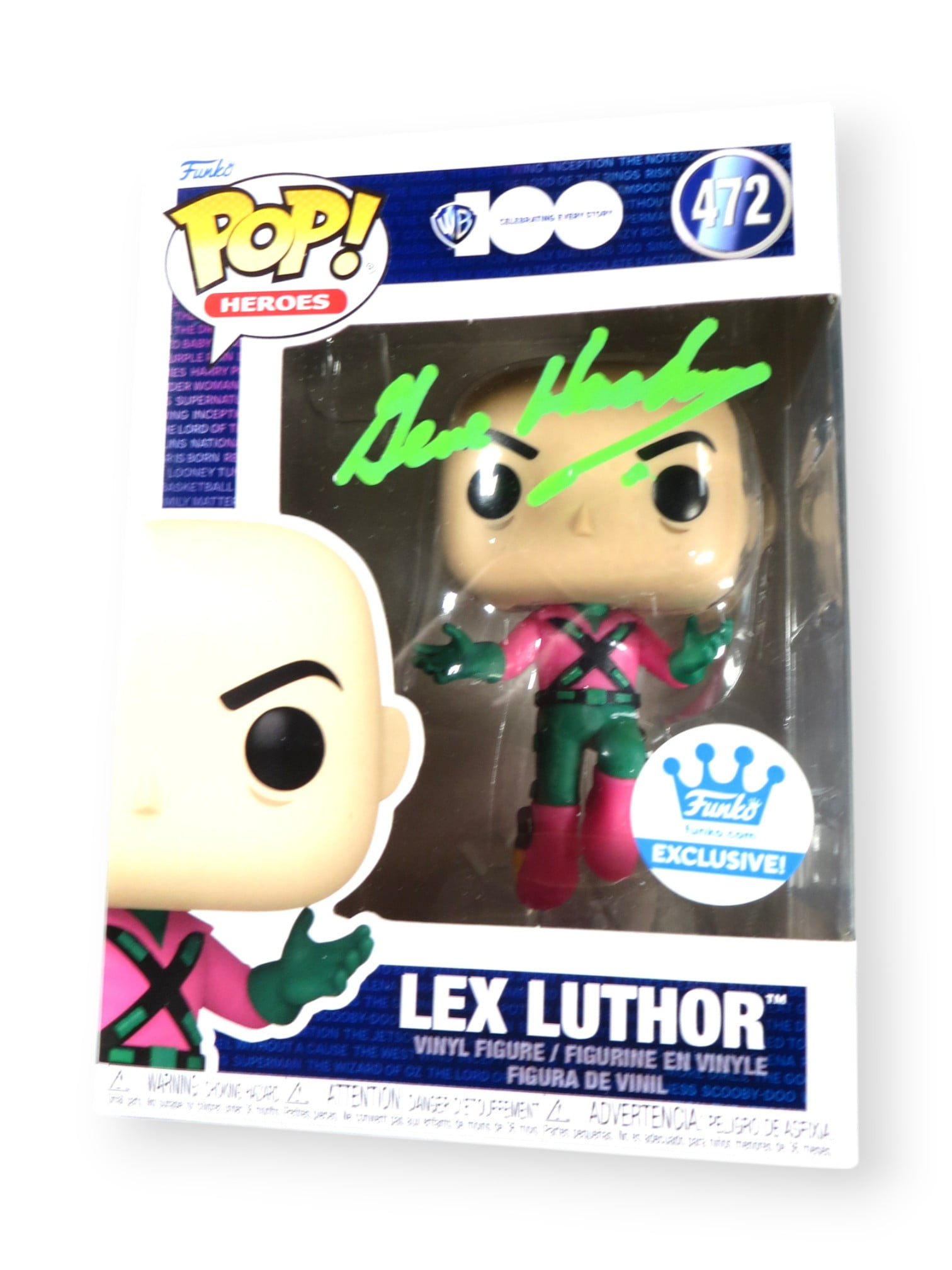 Gene Hackman Signed Autographed Funko POP! WB 100 Lex Luthor 475 JSA ...