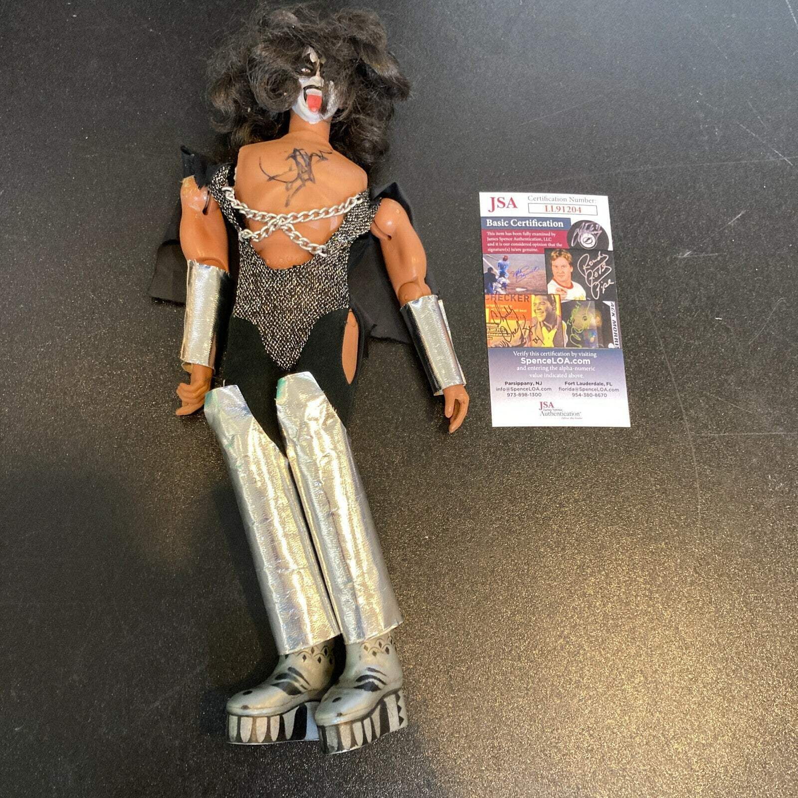 Gene Simmons Signed Vintage 1978 Kiss Action Figure Mego With JSA COA ...