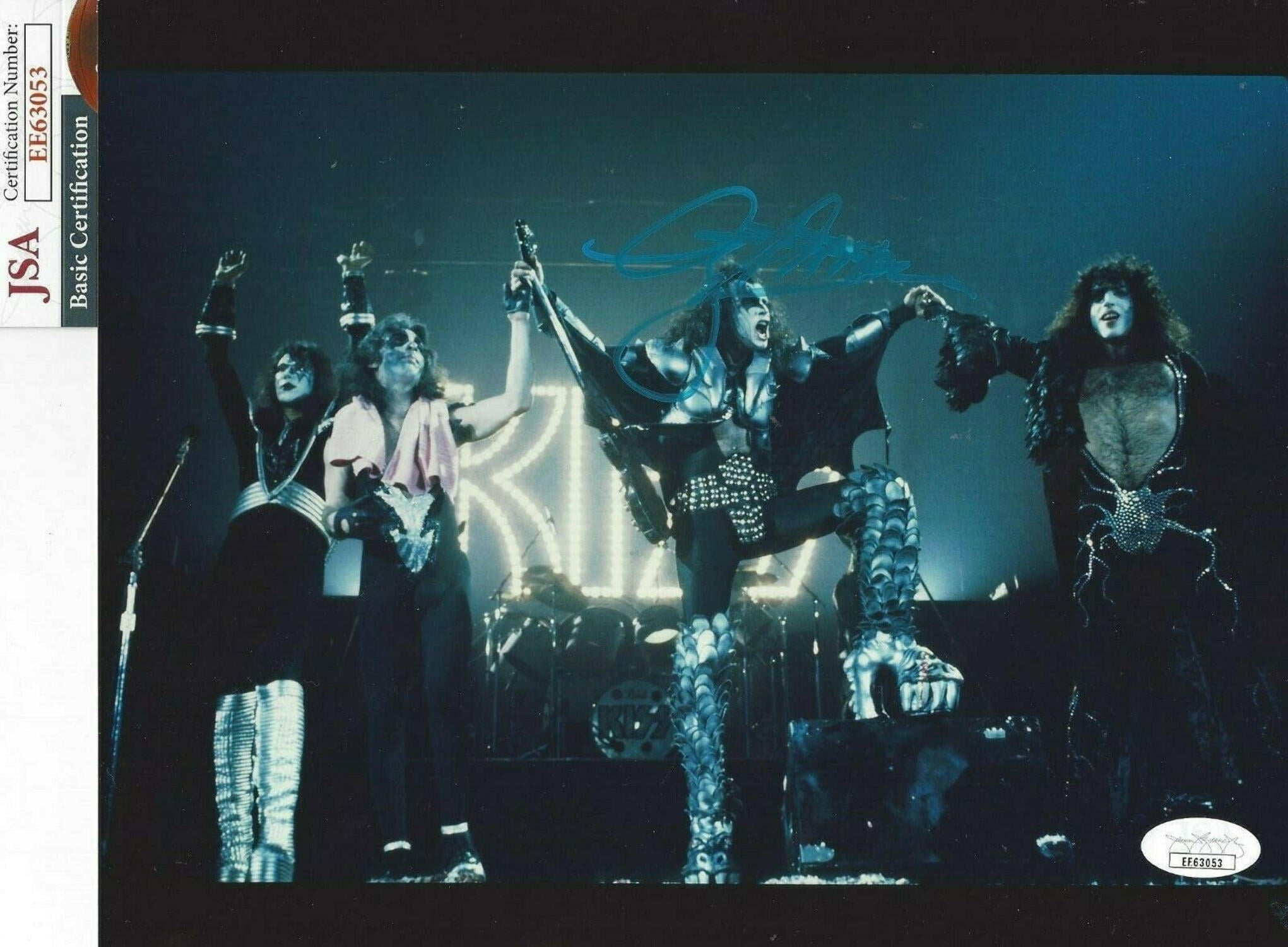 Gene Simmons Autographed Kiss 8x10 Concert Photo JSA - Walmart.com