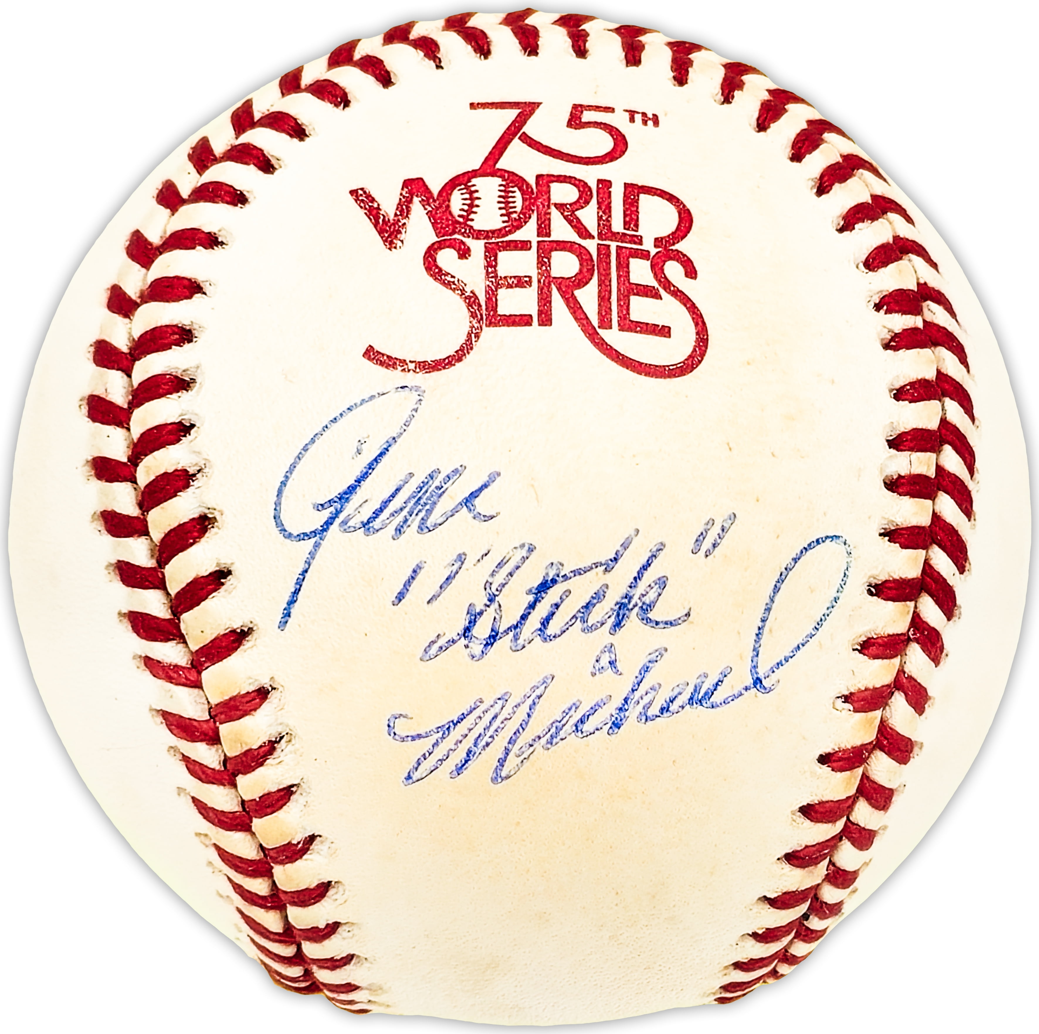 Gene Stick Michael Autographed Official 1978 World Series Logo MLB ...