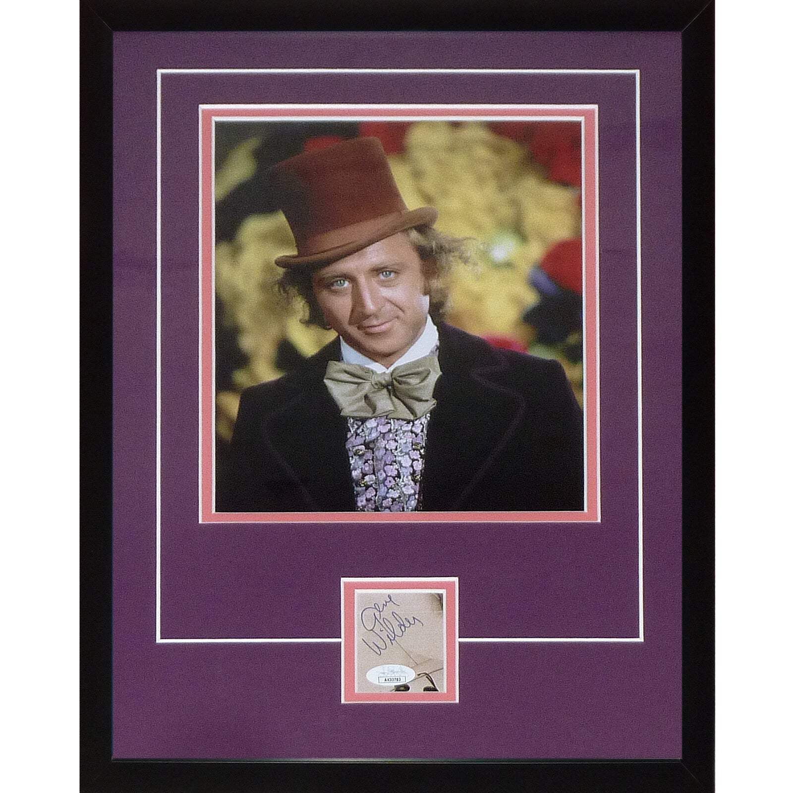 Gene Wilder Autographed Willy Wonka "Signature Series" Frame - JSA ...