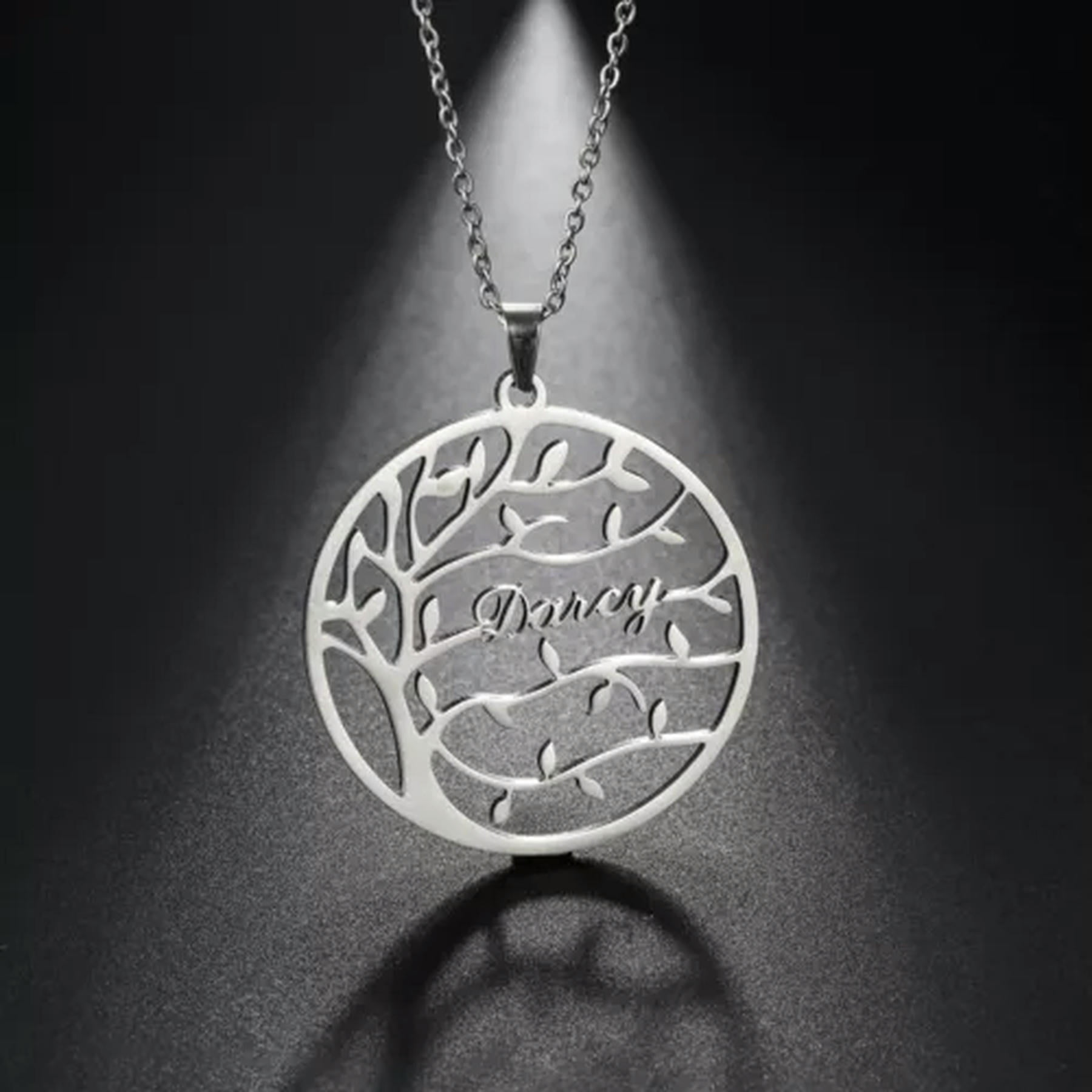 Genealogy Family Tree of Life Custom Name Necklace Mother Gift Jewelry ...