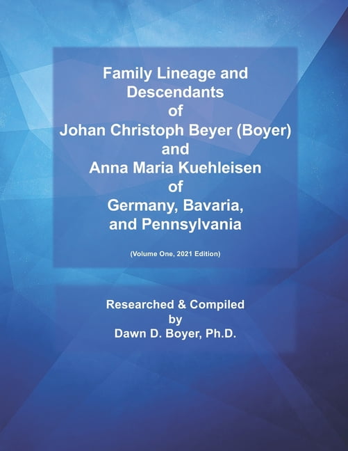 Genealogy Lineage: Family Lineage and Descendants of Johan Christoph ...