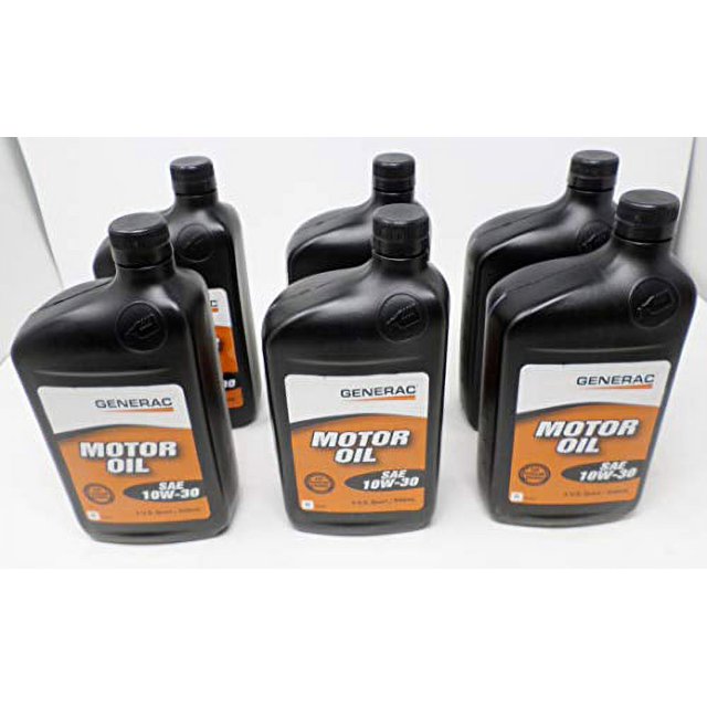 Generac 0J5139 SAE 10W-30 4-Cycle Engine Oil Quart (Pack of 6 ...