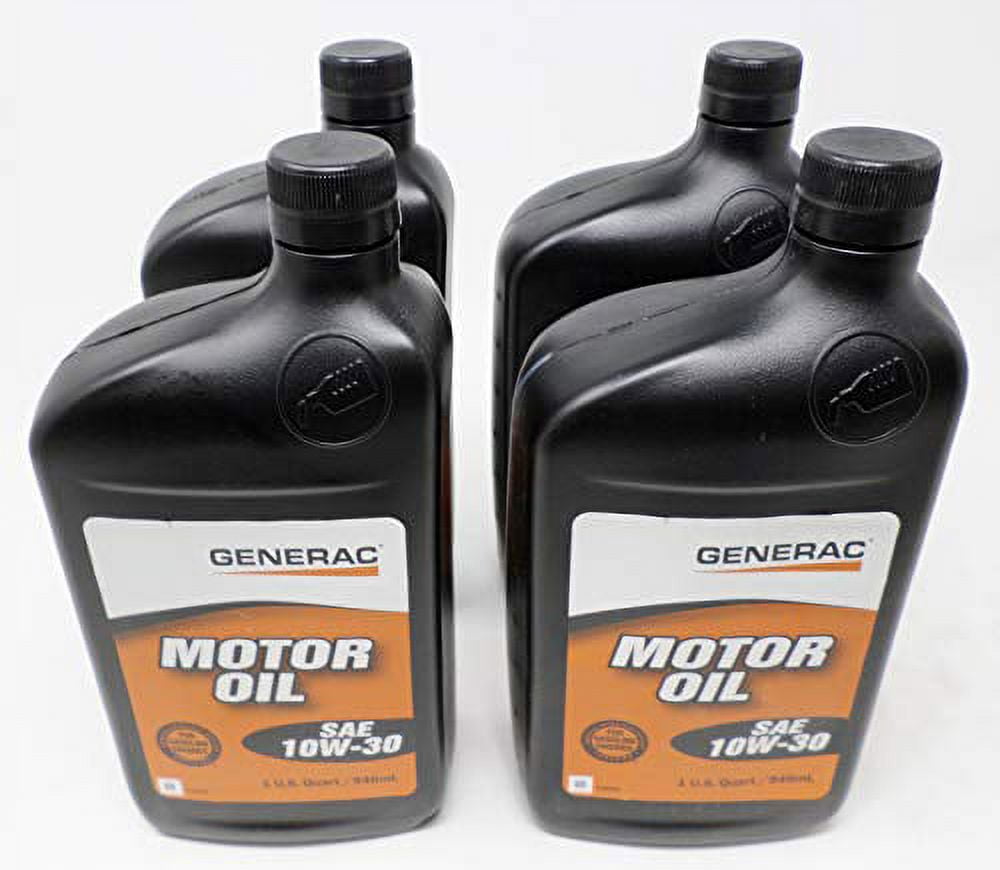 Generac 4-Quarts 0J5139 SAE 10W-30 4-Cycle Engine Oil - Walmart.com