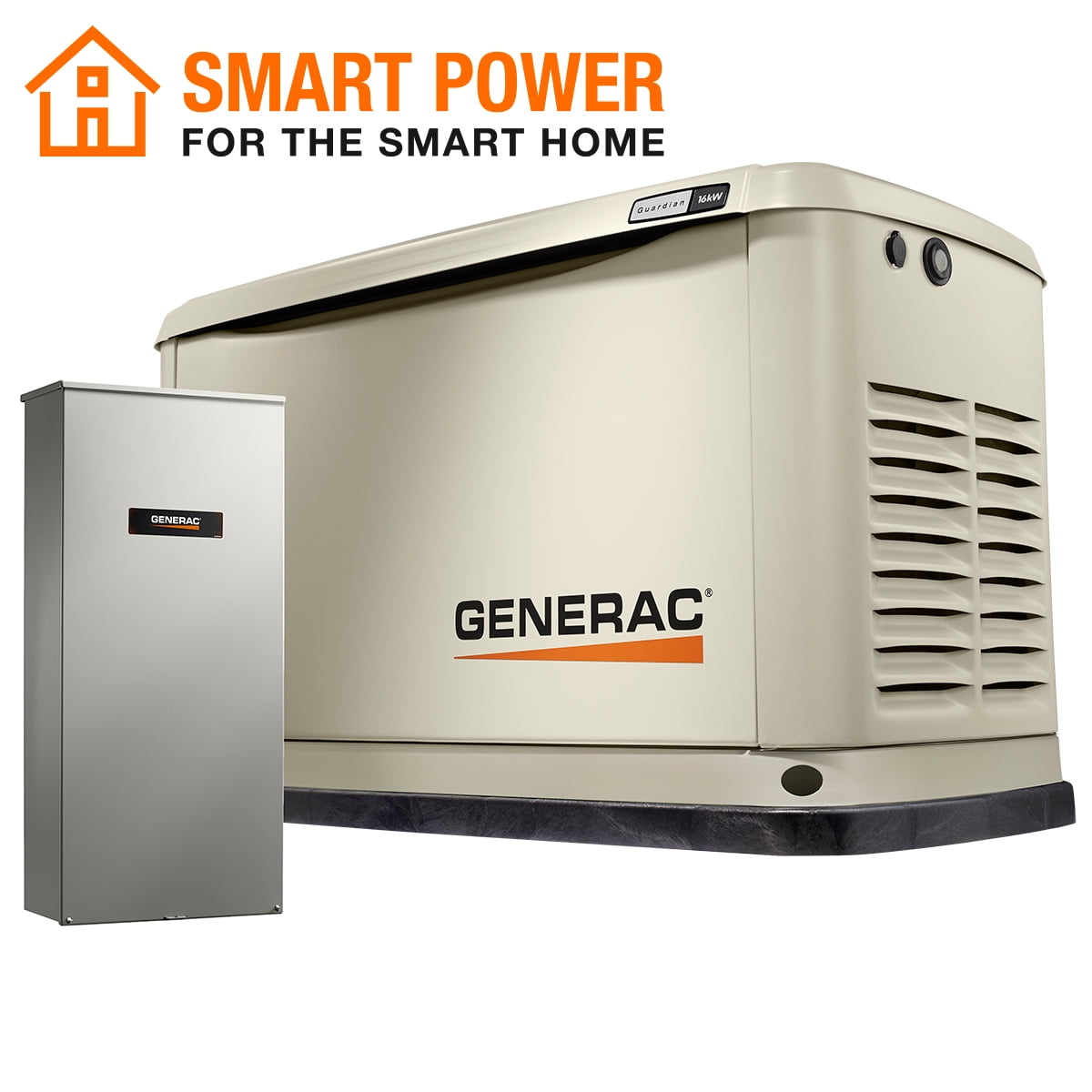 Generac 7178 - Guardian 16kW Home Back Up Generator with Whole House ...