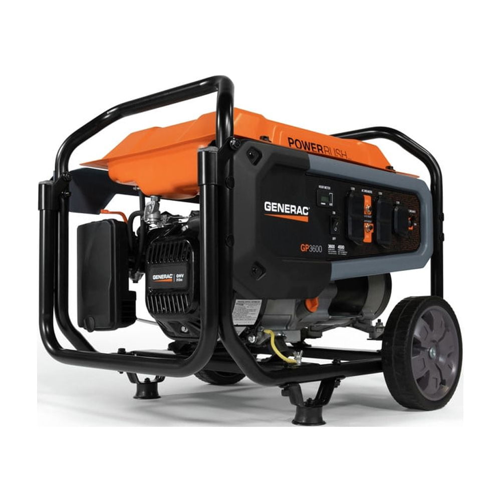 Generac 7678 GP3600 3,600 Watt Portable Generator - Walmart.com