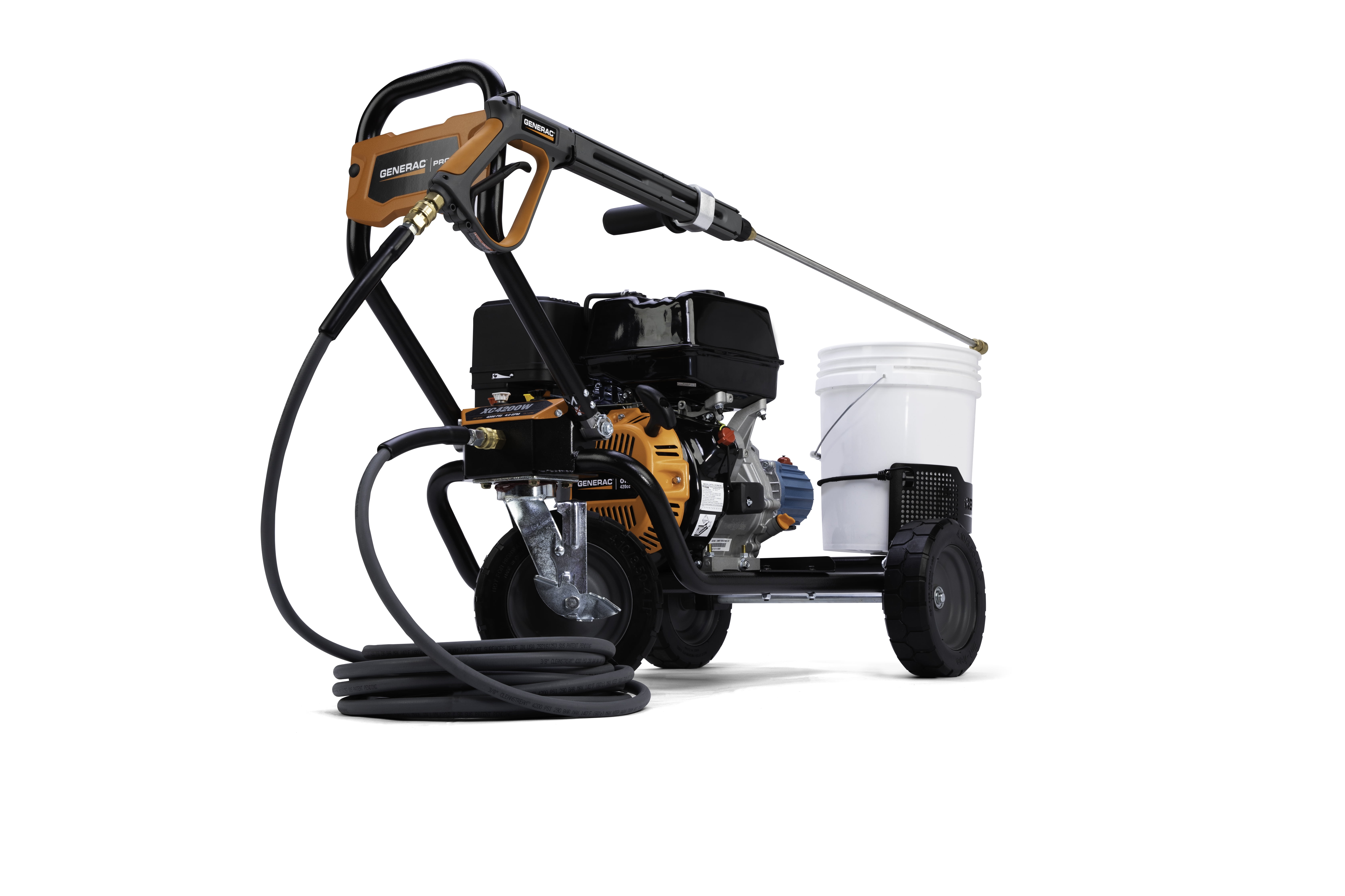 Generac 8873 4200 PSI 4 GPM Carb Compliant Gas Powered Redisential/Commercial Pressure Washer ...