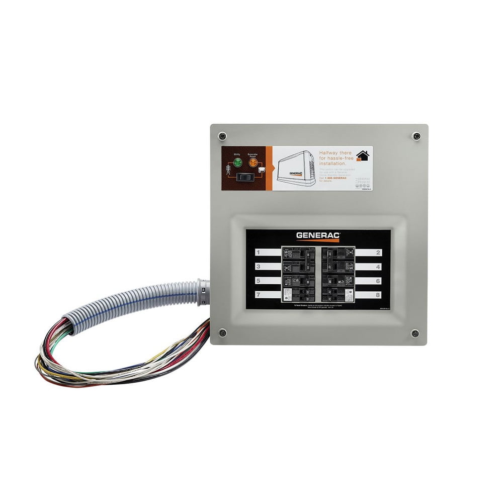Generac 9854 HomeLink 50-Amp Indoor Pre-wired Upgradeable Manual ...