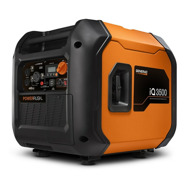 Generac IQ3500 Portable Inverter Generator, 3,500-Watt, Ultra-Quiet ...