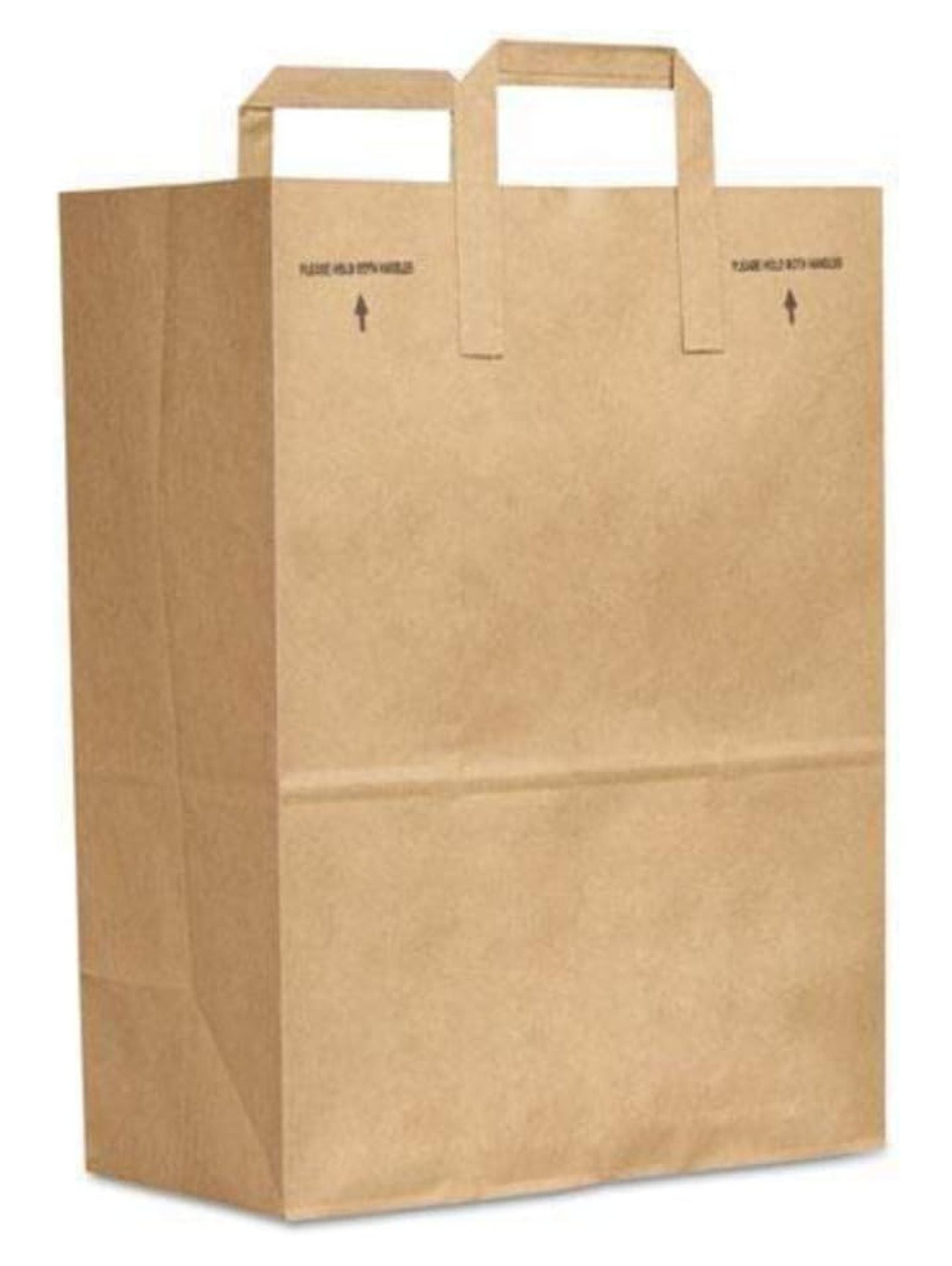 General 1/6 BBL 70# Paper Bag, E-Z Tote Handle Sack, Brown, 300-Bundle ...
