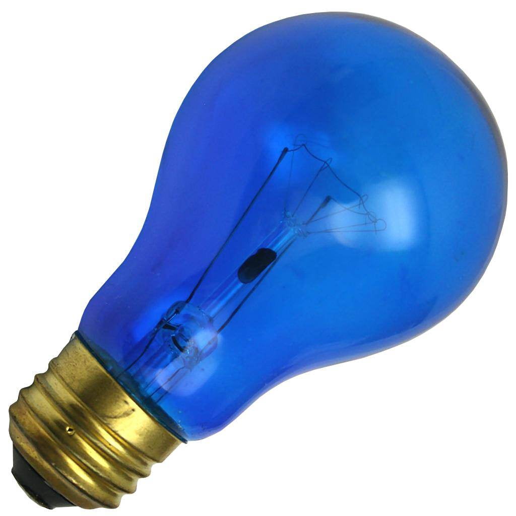 General 13939 - 40A19/TB 130V TRANSP BLUE Standard Transparent Colored ...