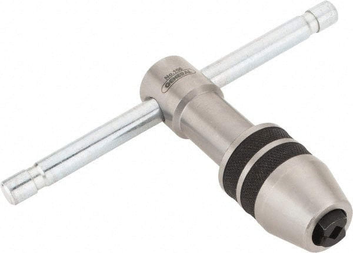 General 166 1/4 to 1/2" Tap Capacity, T Handle Tap Wrench 3-3/4 ...