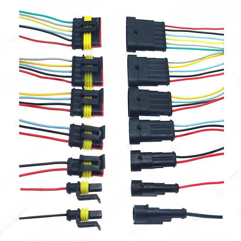 General 1Pin/2/3/4/5/6 hole wired automotive waterproof connector ...