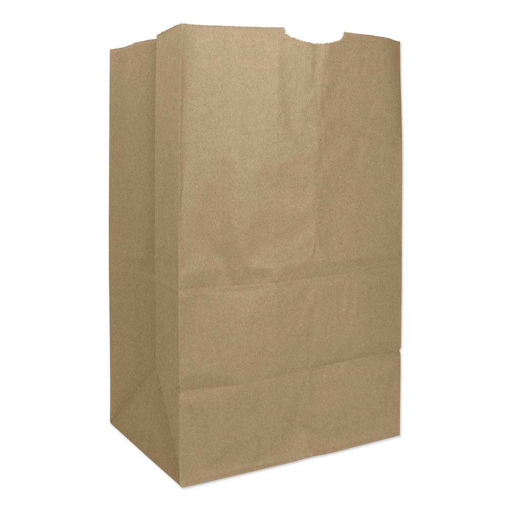General #20 Squat Paper Grocery 50lb Kraft Heavy-Duty 8 1/4 x5 5/16 x13 ...