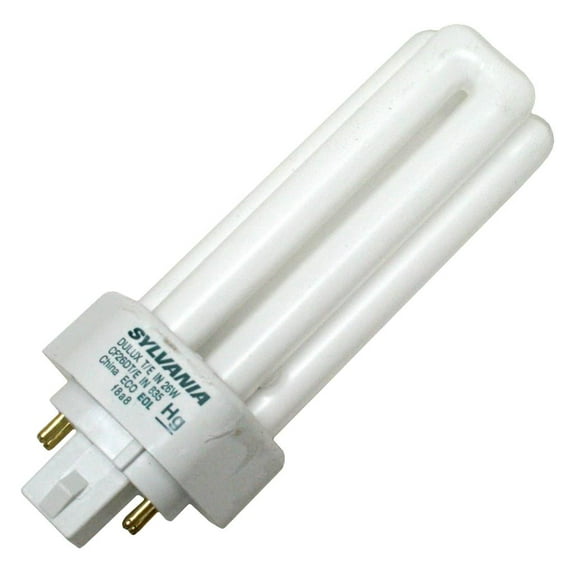 Sylvania 20881 Compact Fluorescent 4 Pin Triple Tube 3500K, 26-watt ...
