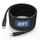 General 20ft USB-C to USB-C Cable with Accessories Included, Black ...