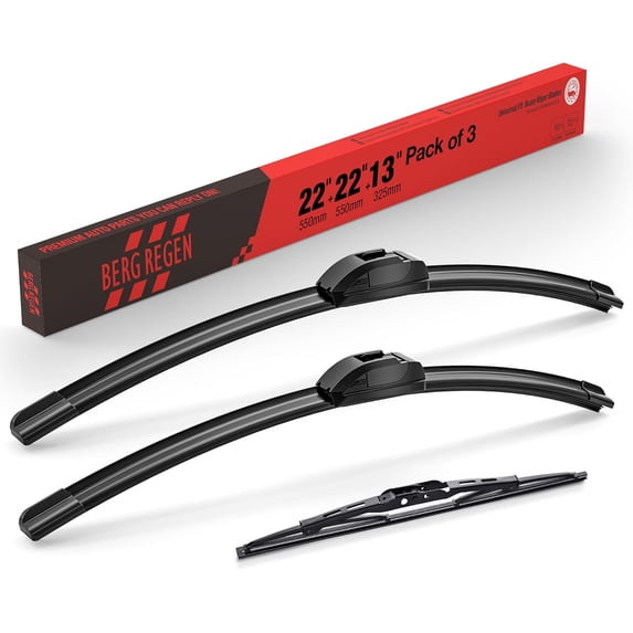 General 22"+22" Windshield Wiper Blades with 13" Rear Automotive ...
