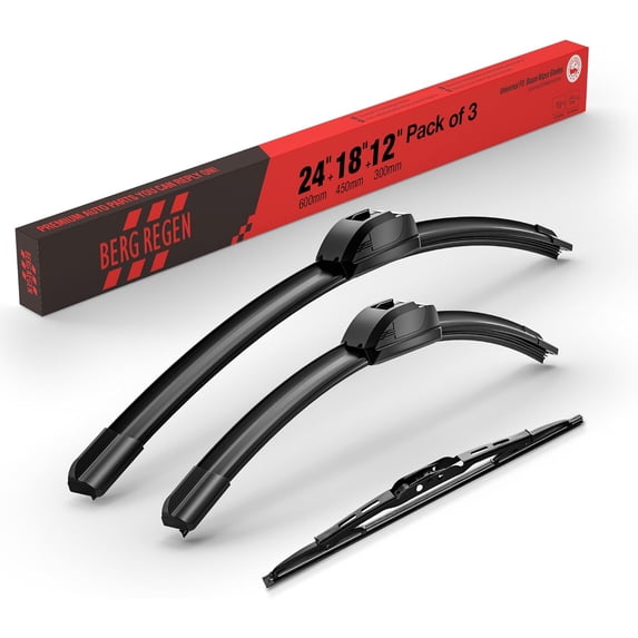 General 24"+18" Windshield Wiper Blades with 12" Rear Automotive ...