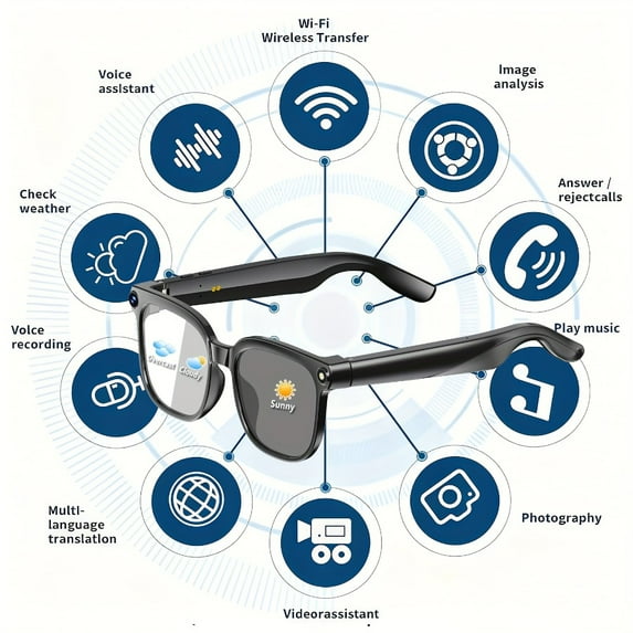 General 4K Photography Glasses | Supports Voice Assistant, Video ...